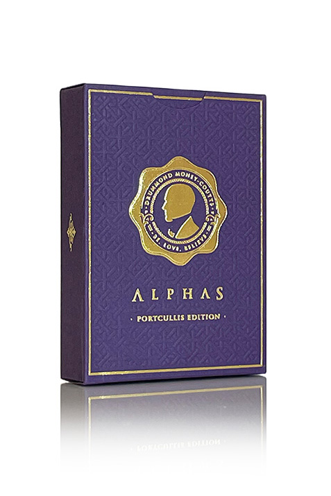 Kortlek DMC Alpha Purple V3 Portcullis | Kortleksbolaget