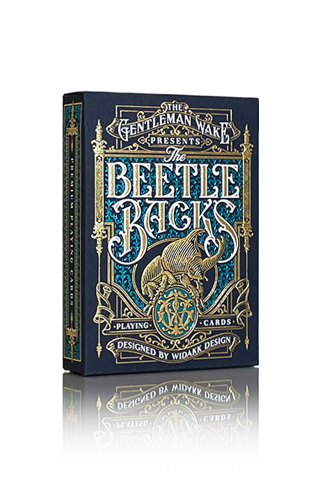 Kortlek The Beetle Backs Cobalt Edition | Kortleksbolaget