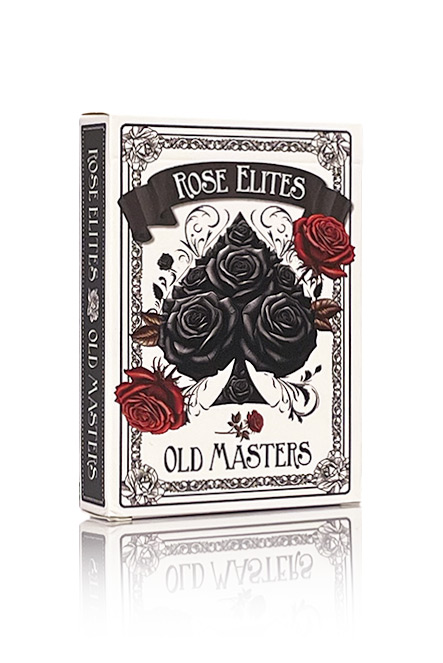 Kortlek Rose Elites Old Masters Black Marked | Kortleksbolaget
