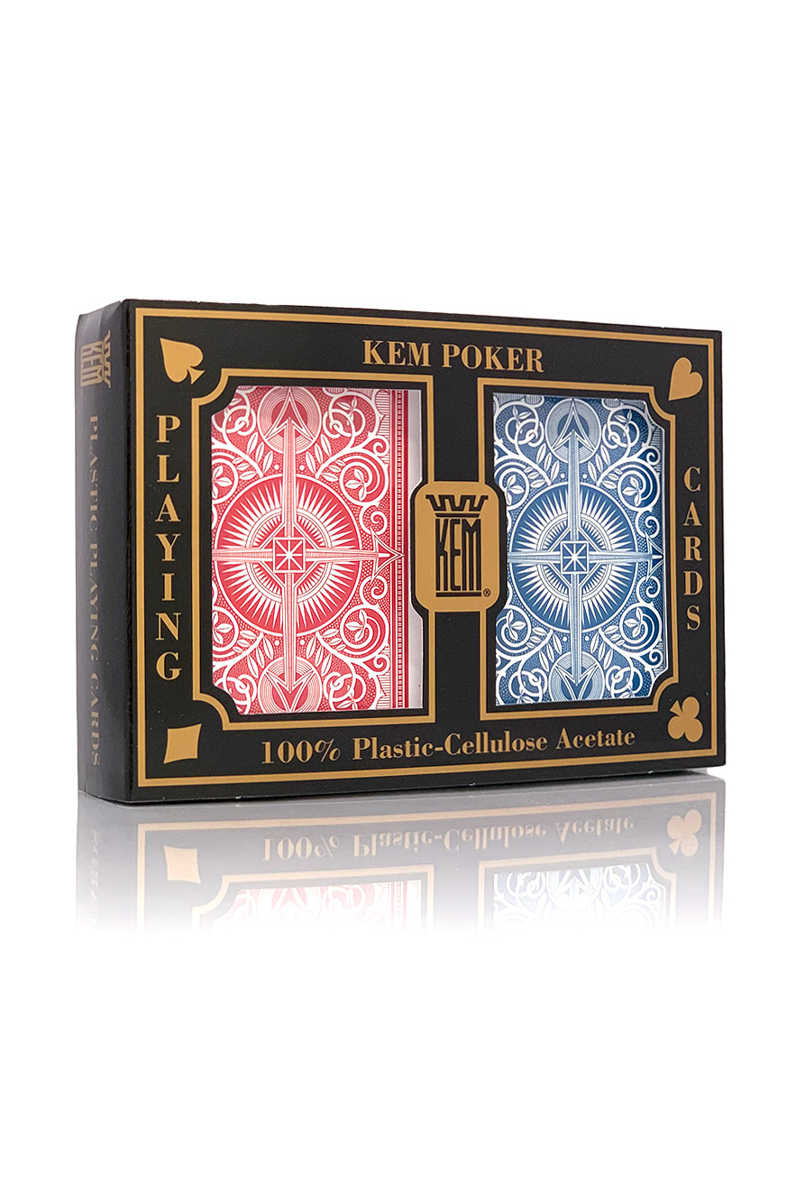 Kortlek KEM Plastic Playing Cards - Wide Size - Jumbo Index ...