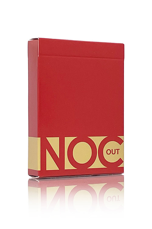 Kortlek NOC Out Red/Gold | Kortleksbolaget