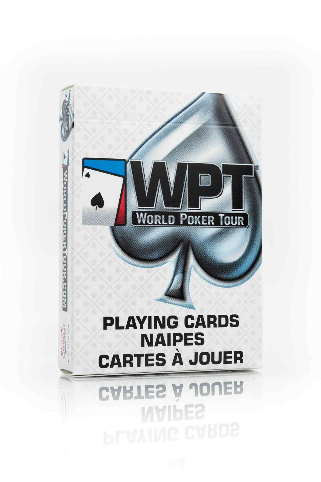 Kortlek World Poker Tour Royal Back - White | Kortleksbolaget